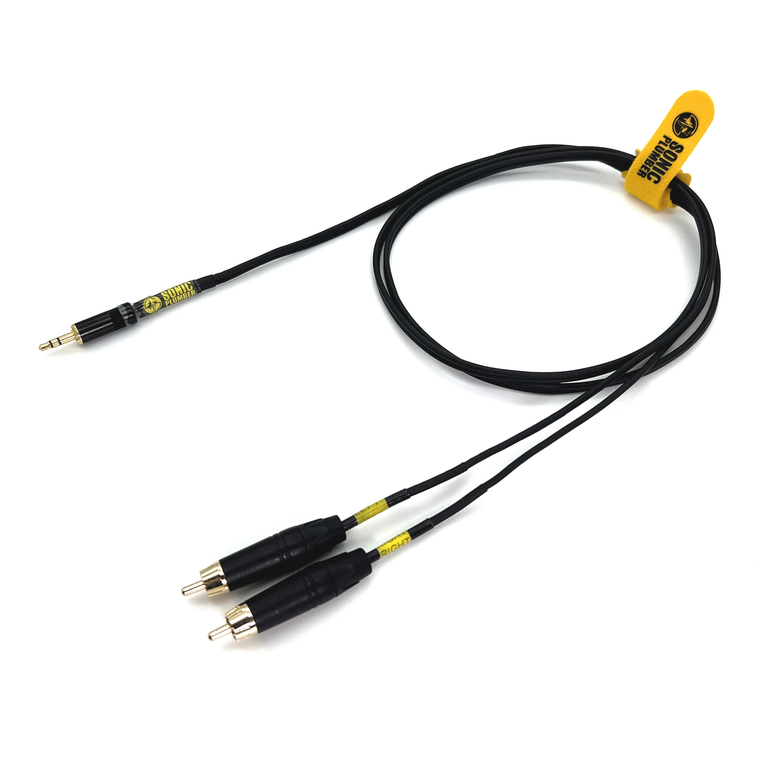 Sonic Plumber 3.5mm (1/8") EP Stereo to Twin RCA Cable